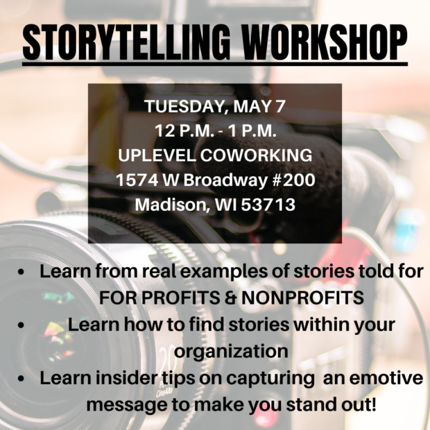 Video Storytelling Workshop - Uplevel Coworking